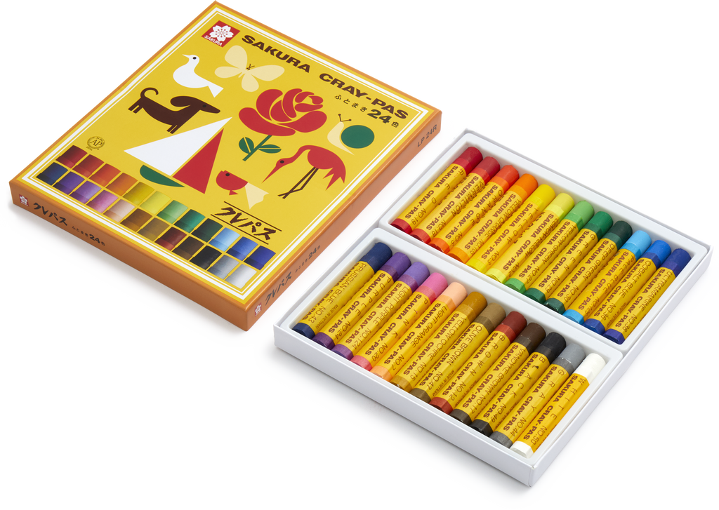 Sakura Cray-Pas 24 Colour Crayon Set – Choosing Keeping