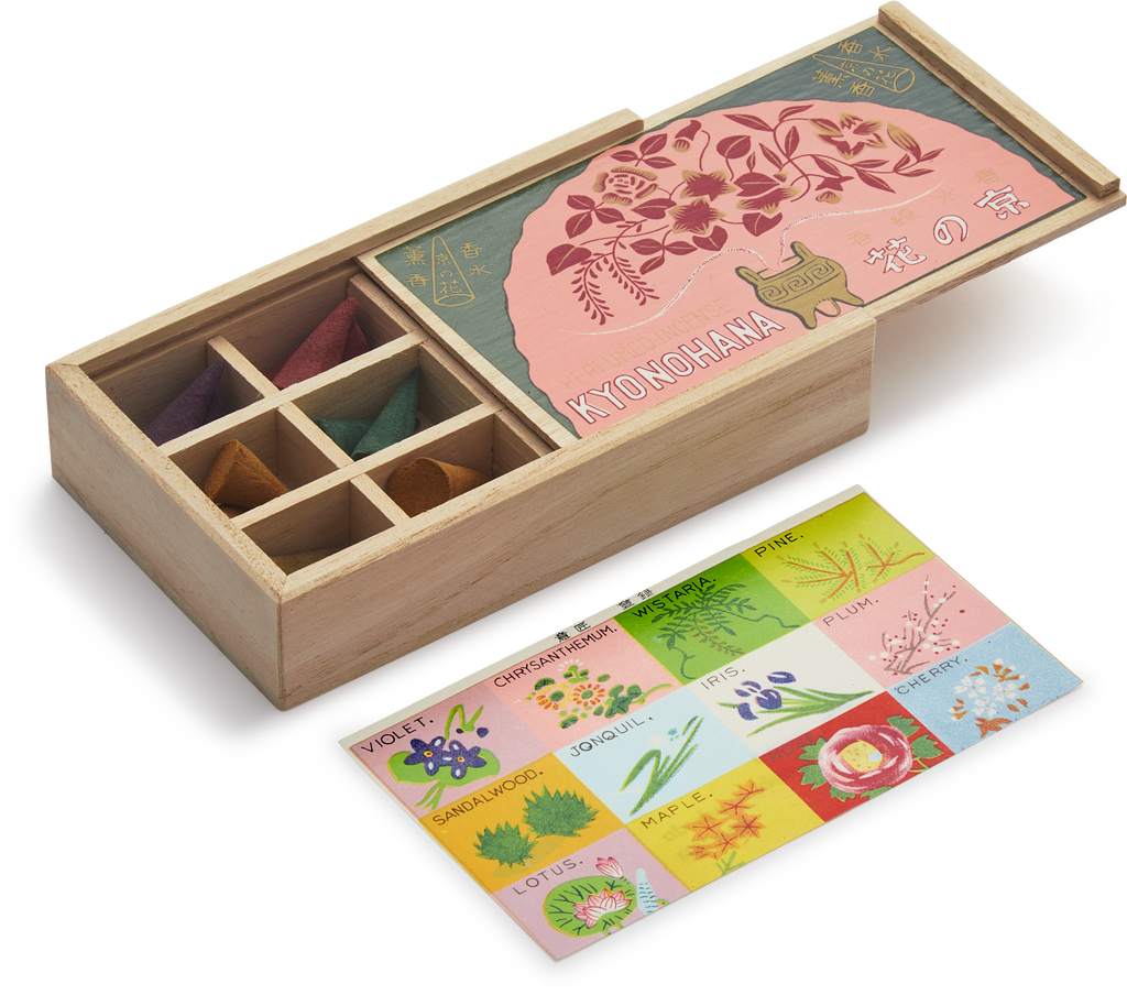 21 Traditional Japanese Floral Incense Cones – Choosing Keeping