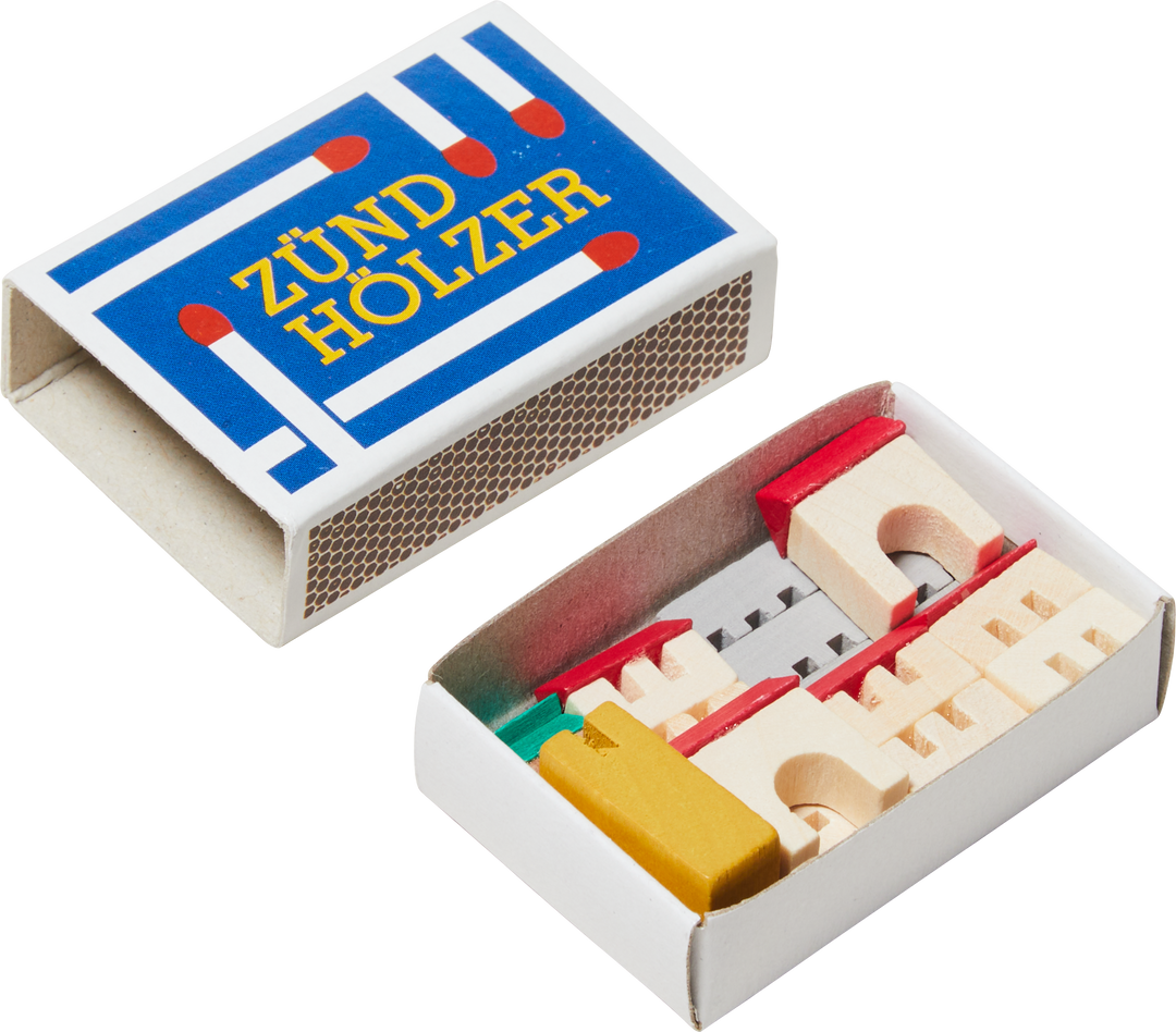 Wooden Matchbox Puzzle, Castle Fortress – Choosing Keeping