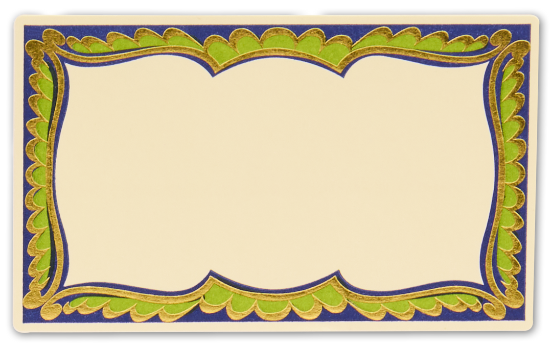 Choosing Keeping Gold Foiled Traditional Decorative Labels