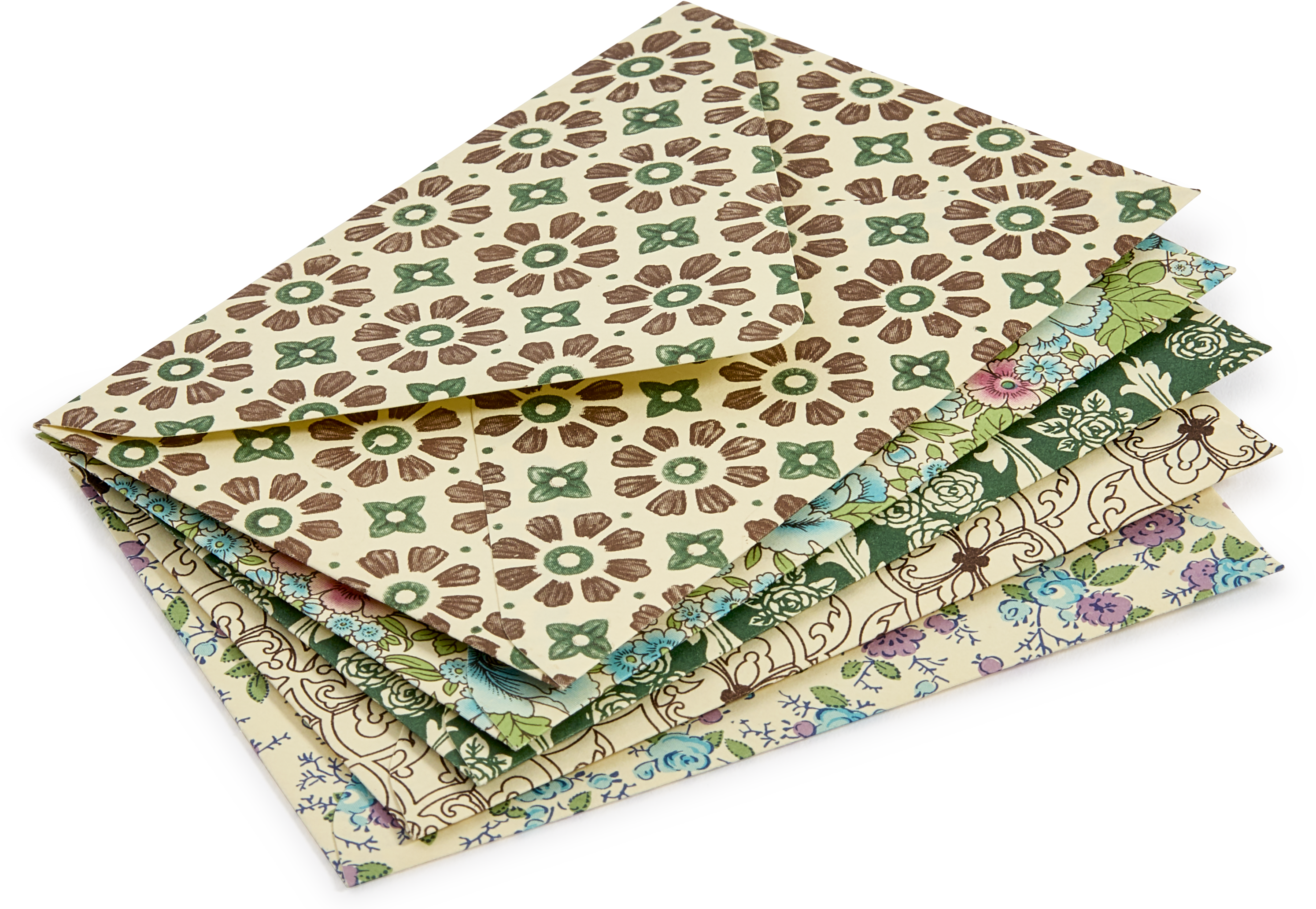 Mini Decorative Patterned Gummed Envelopes, Set 2 – Choosing Keeping