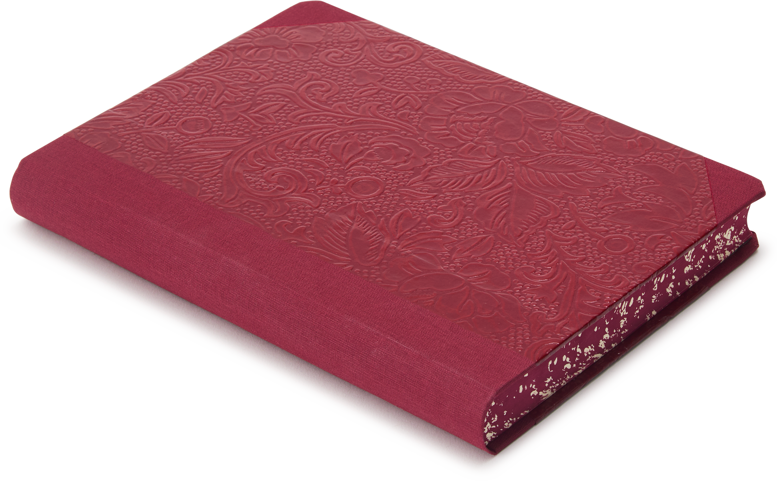 Extra-Thick "Composition Ledger" Notebook, Red Floral Lacquer ...