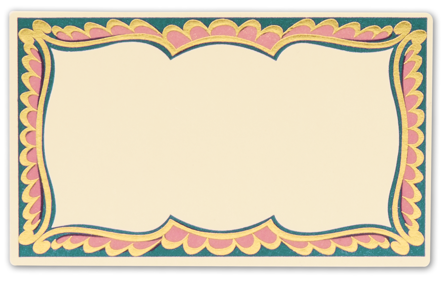 Choosing Keeping Gold Foiled Traditional Decorative Labels