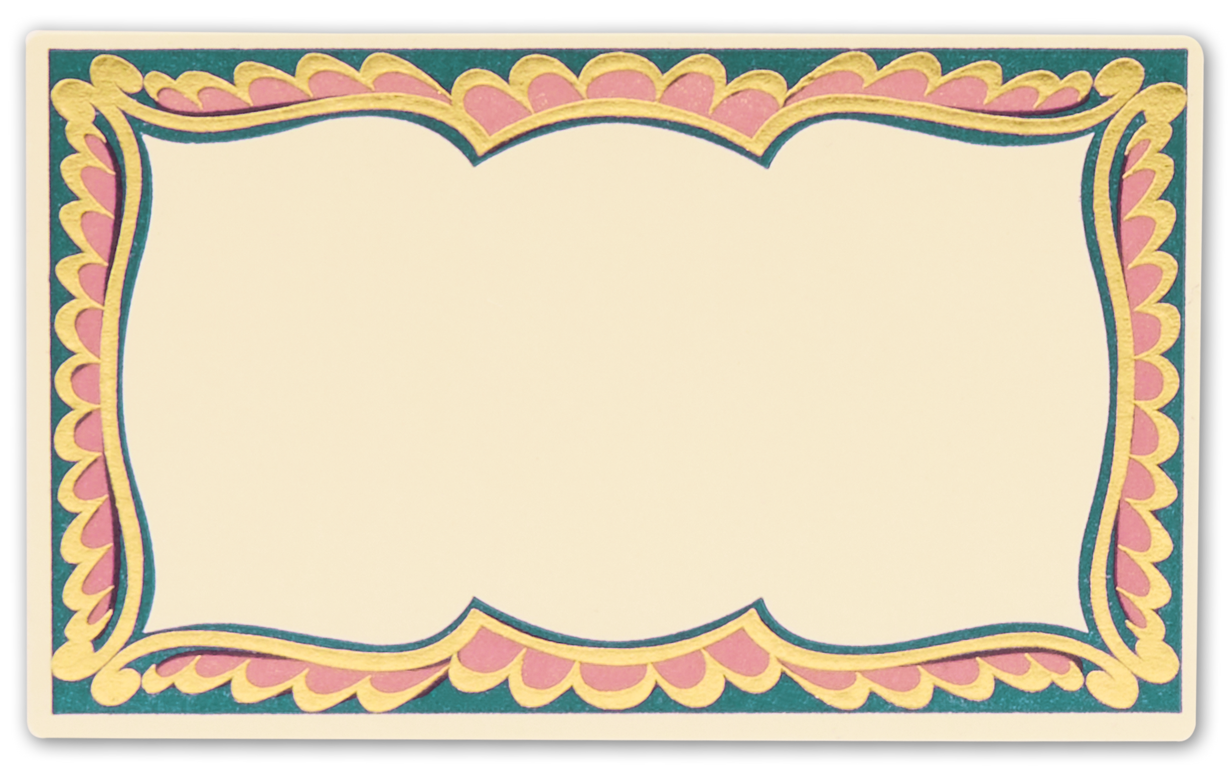 Choosing Keeping Gold Foiled Traditional Decorative Labels