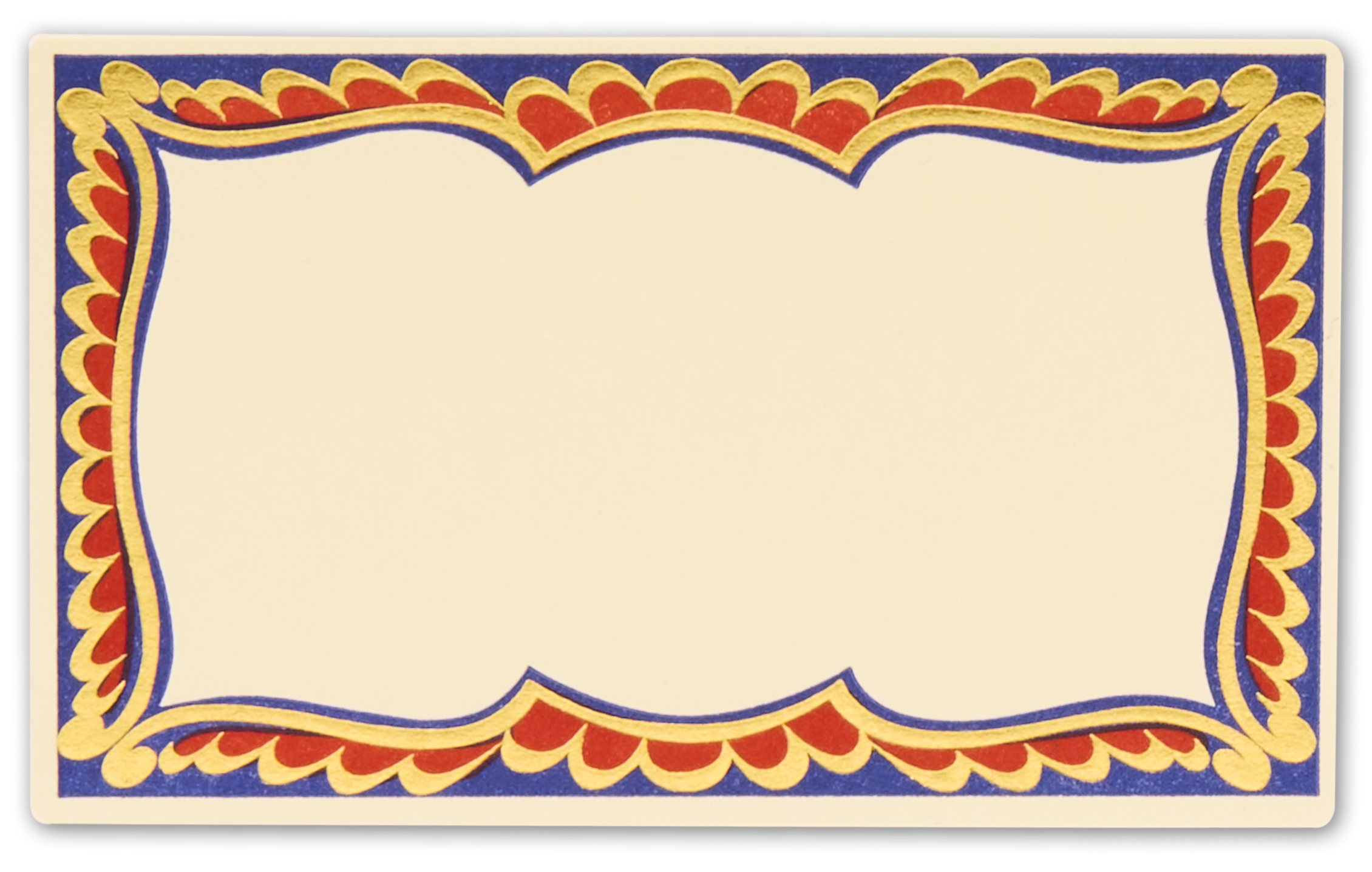 Choosing Keeping Gold Foiled Traditional Decorative Labels