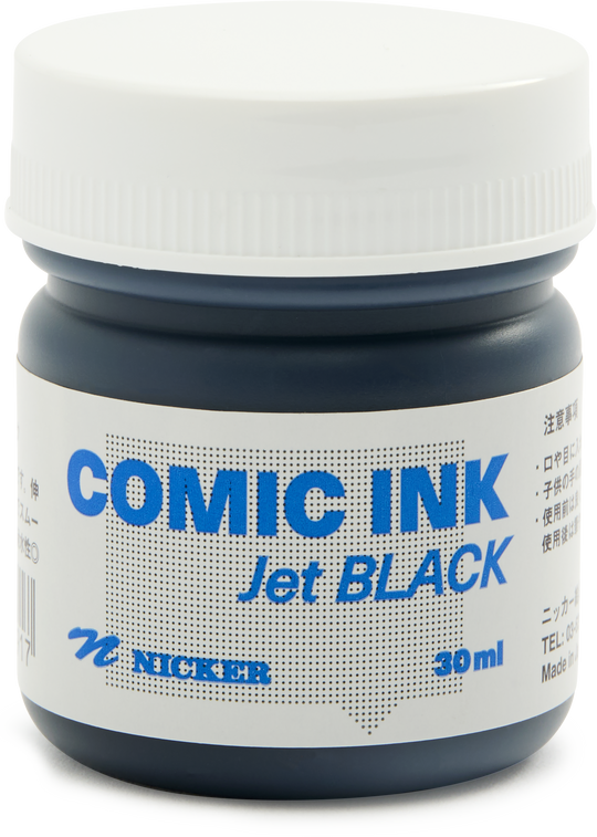Nicker Comic Ink Jet Black 30ml – Choosing Keeping