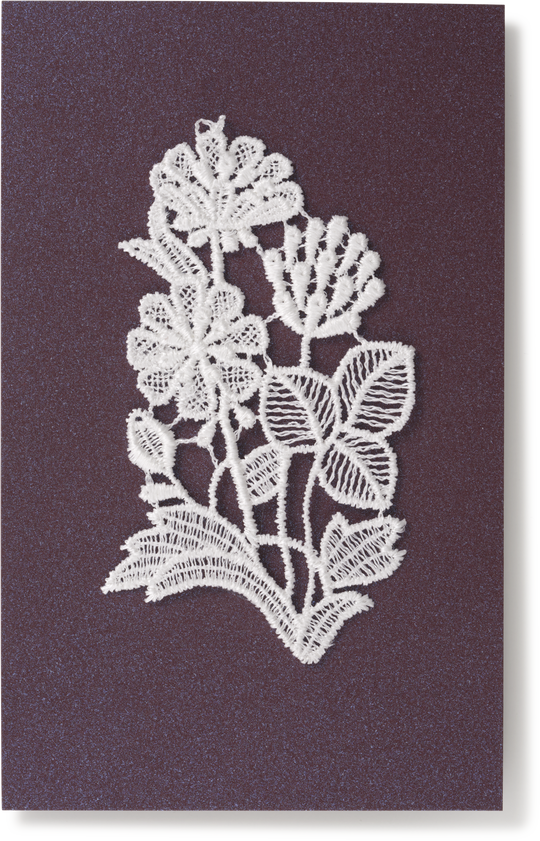 Starched Lace Hanging Ornament, Clover – Choosing Keeping