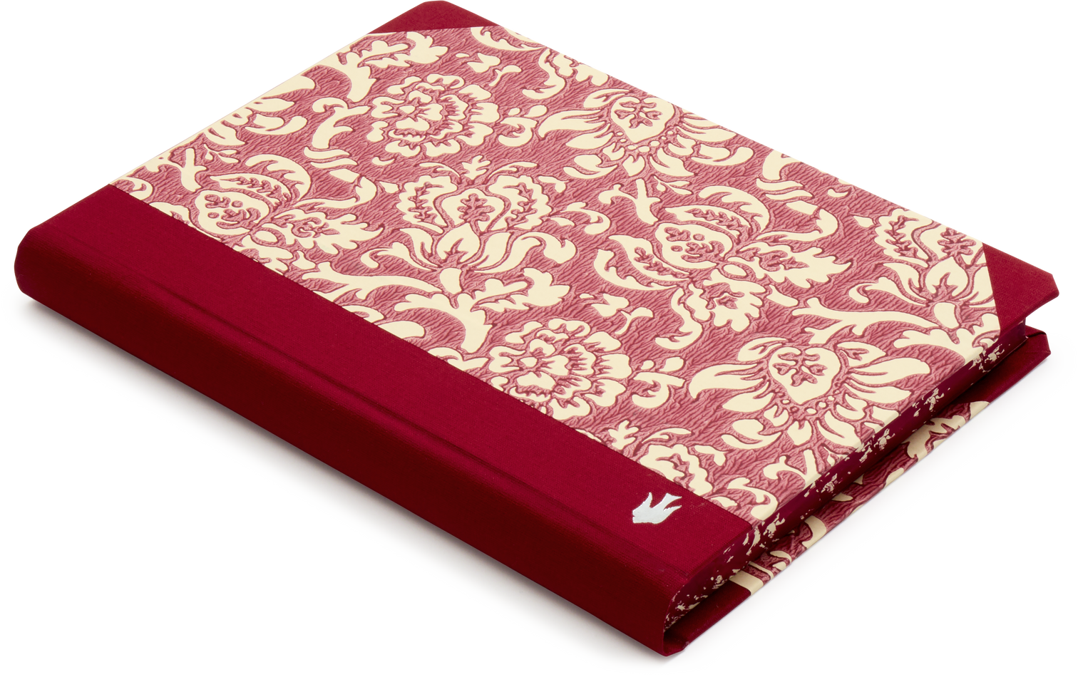 Extra-Thick "Composition Ledger" Notebook, Dominoté Brocade, Red ...