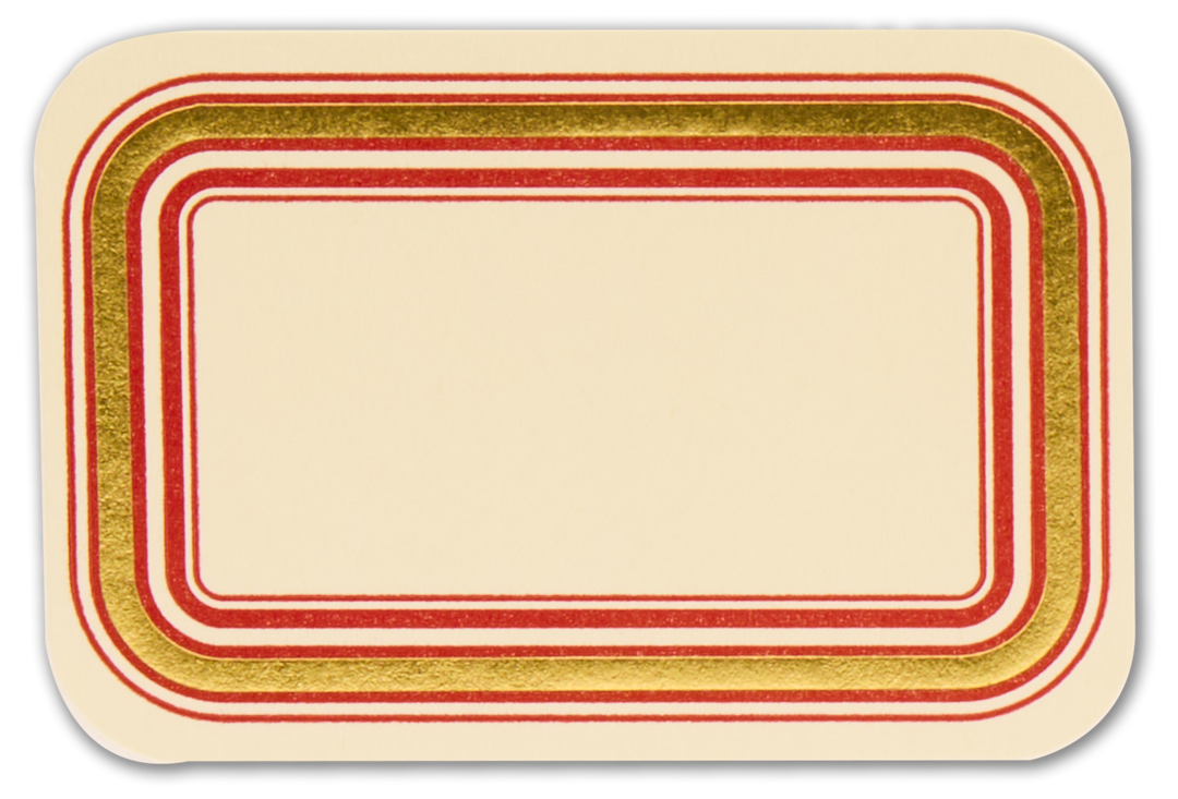 Choosing Keeping Gold Foiled Classic Decorative Labels