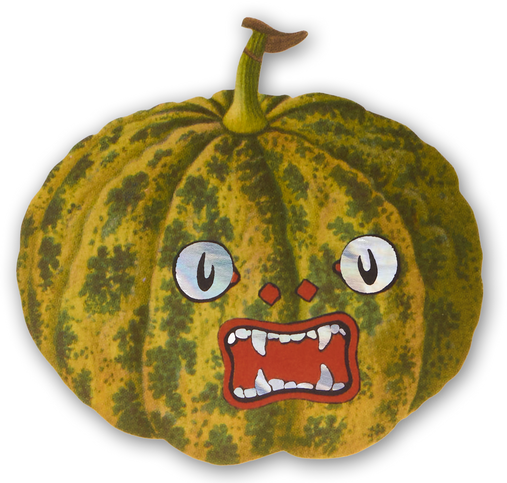 Spooky Pumpkin Holographic Stickers – Choosing Keeping