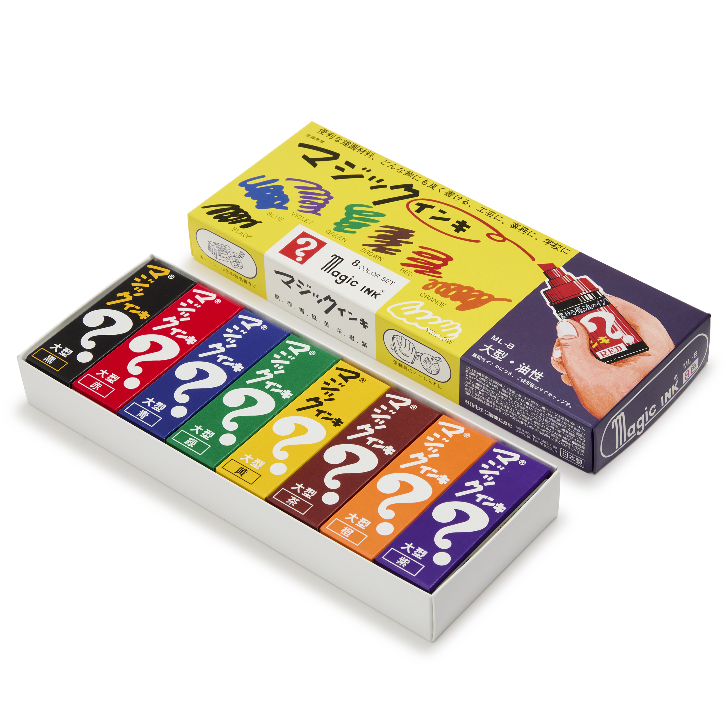 Magic Ink Permanent Markers, 8 Colour Set – Choosing Keeping