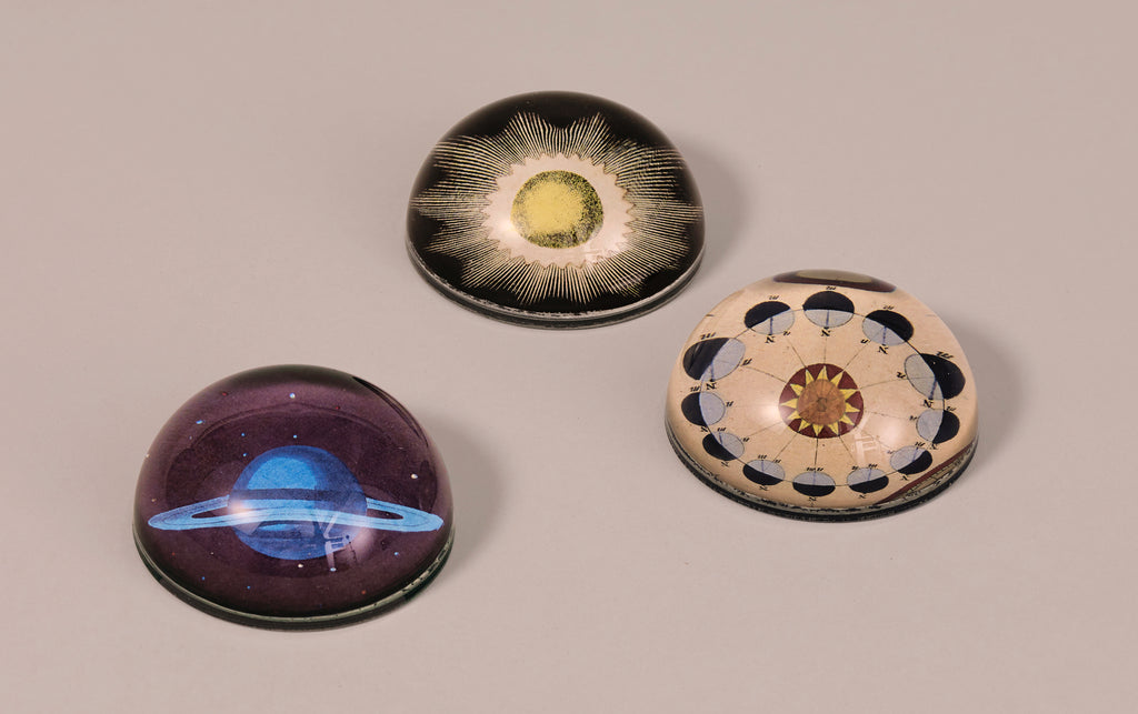 John Derian Paperweights, Celestial Assortment – Choosing Keeping