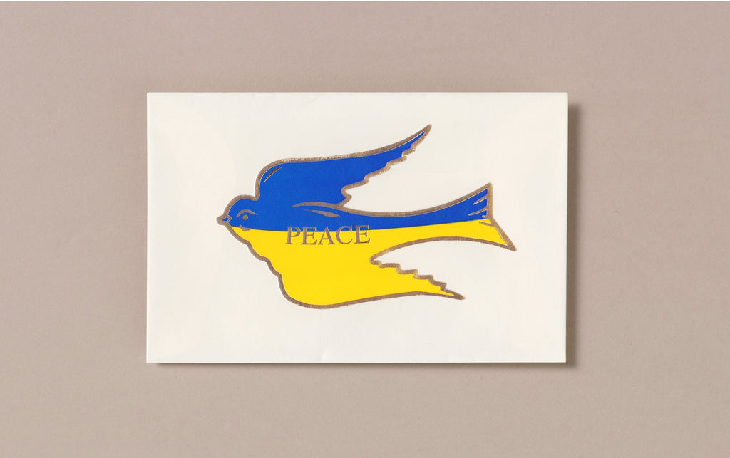 Nonprofit Ukraine Peace Dove Stickers – Choosing Keeping