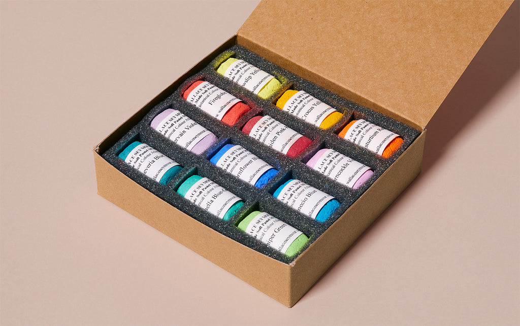 12 Handmade Colour Pastels, Botanical Colours – Choosing Keeping
